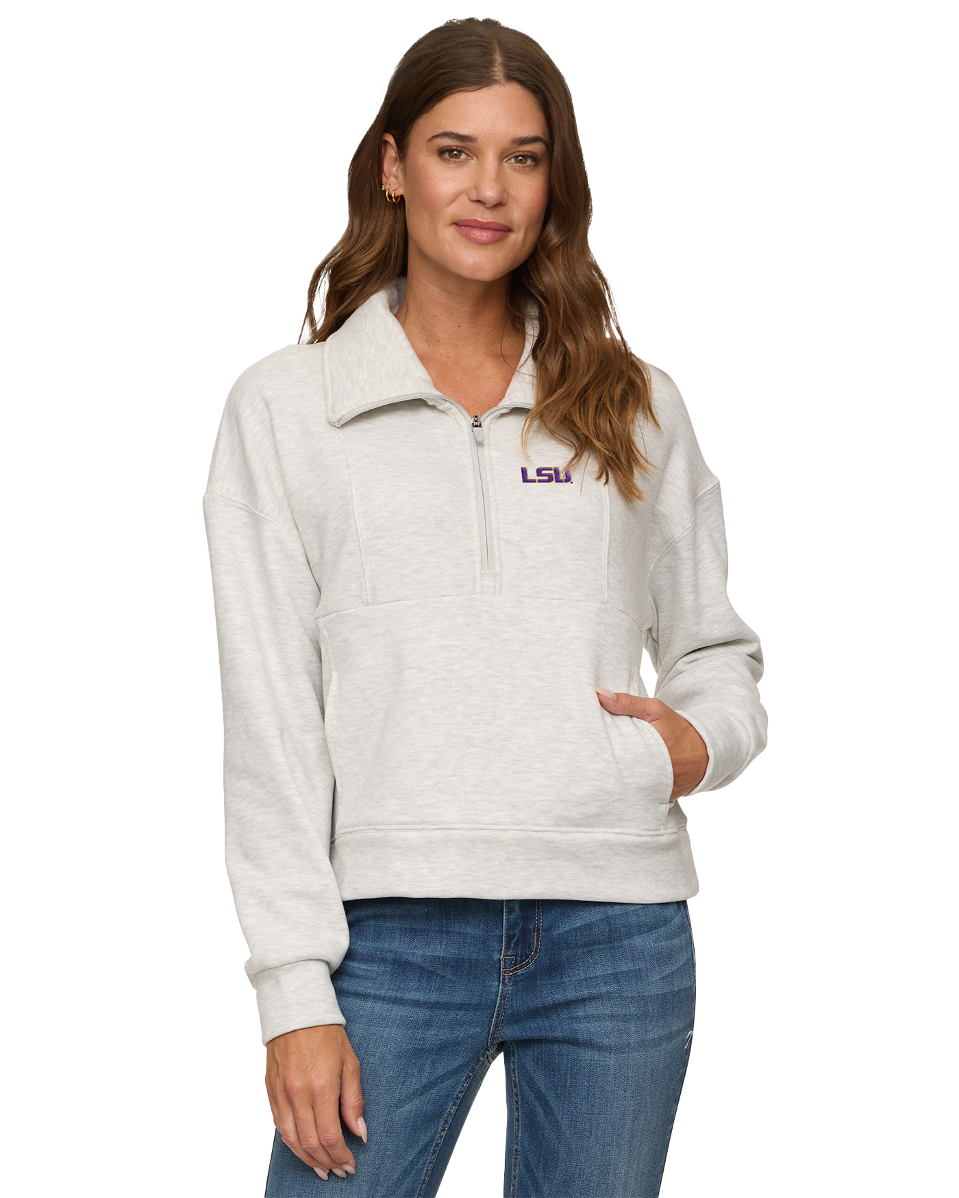 LSU SUPER SOFT PLUSH 1/2 ZIP – Flag & Anthem