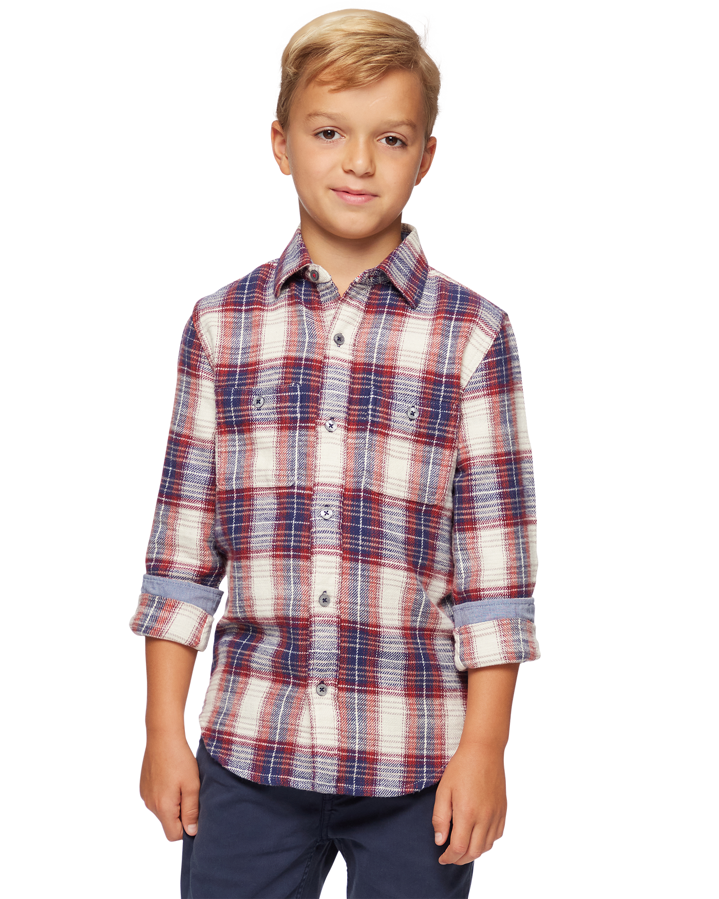 BOYS DONLEY SLUB SHIRT – Flag & Anthem