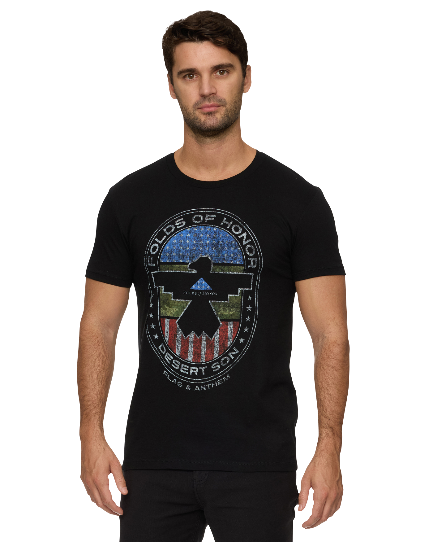 FOLDS OF HONOR CAMO RISER TEE VETERAN'S DAY – Flag & Anthem
