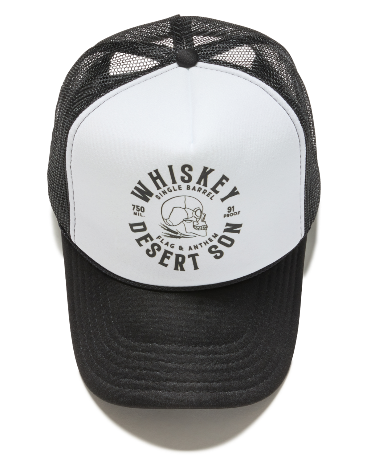 DESERT SON SKULL WHISKEY FOAM TRUCKER – Flag & Anthem