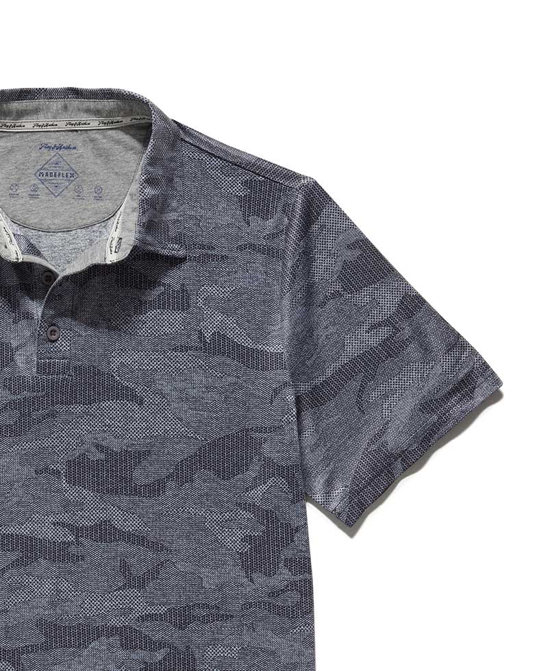 DESTIN CAMO PERFORMANCE POLO – Flag & Anthem