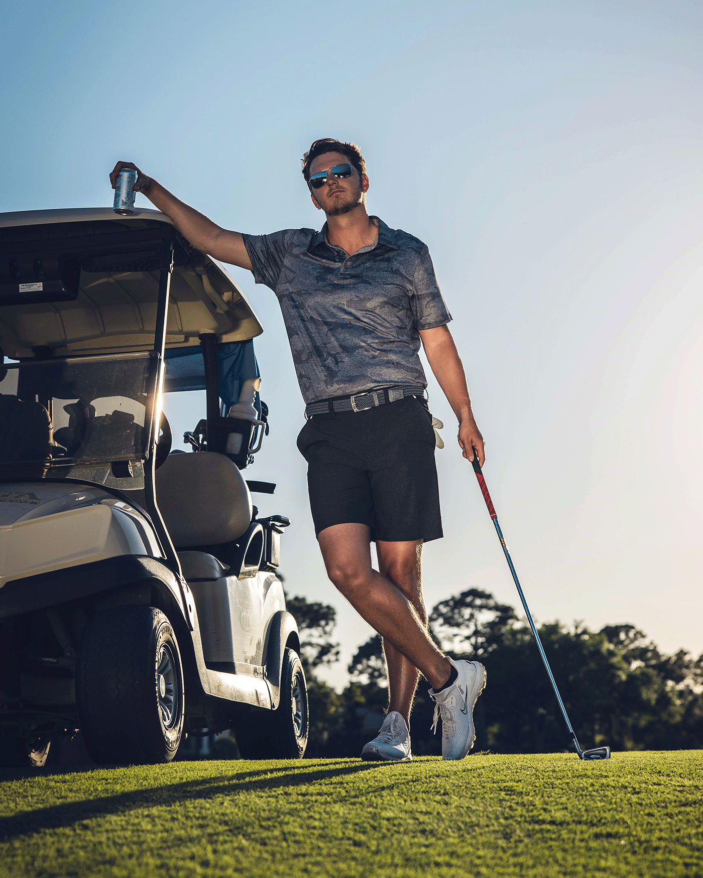 DESTIN CAMO PERFORMANCE POLO – Flag & Anthem